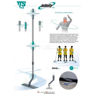 TTS zestaw do mycia podłogi - mop zestaw Uni System Infinity - euroczystosc.pl